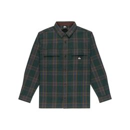 Quiksilver Herren Langarmhemd "Yankee"trekking gr&uuml;n yankee plaid, Gr. XXL, Obermaterial: 57% Wolle, 25% Microfaser, 13% Modacryl, 5% Nylon;, Hemden