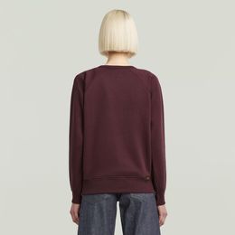 G-Star Raw G-STAR Damen Sweatshirt "Premium core 2.0", braun, Gr. XS, unifarben, Sweatware, Obermaterial: 55% Baumwolle, 45% Polyester, Sweatshirts, mit Einsatz