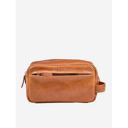 Negotia Leather Kulturtasche 'Mori' Herren Gr&ouml;&szlig;e One Size braun