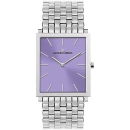 Jacques Lemans Damen Quarzuhr "Nizza", silber, Armbanduhren, Armbanduhr, Damenuhr, Edelstahlarmband