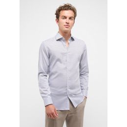 Eterna Herren Langarmhemd "SLIM FIT"grau, Gr. 42, Twill, 100% Baumwolle, Hemden, NON IRON (b&uuml;gelfrei)