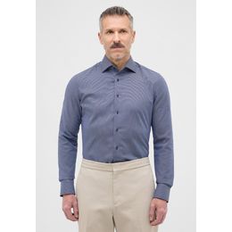 Eterna Herren Langarmhemd "SLIM FIT"navy, Gr. 43, Twill, 100% Baumwolle, Hemden, NON IRON (b&uuml;gelfrei)