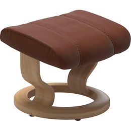 Fu&szlig;hocker stressless, B:54cm H:38cm T:39cm, braun, Leder BATICK: BATICK ist ein leicht korrigiertes, durchgef&auml;rbtes und genarbtes M&ouml;belleder, bei dem