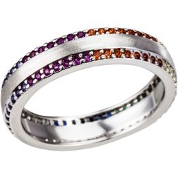 Firetti Damen Fingerring "Schmuck Geschenk Silber 925 Silberring Ring", 54, Silber 925 (Sterlingsilber), 4,8mm, bunt, Silber 925 (Sterlingsilber),