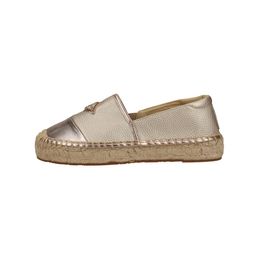 Replay Damen Espadrille "Replay Halbschuhe Lederimitat", Gr. 37platin, Lederimitat, Schuhe