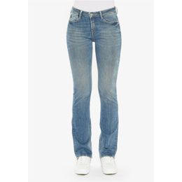 Damen Bequeme Jeans "POWERB", blau, Gr. 27, Le Temps Des Cerises, 92% Baumwolle, 8% Elasthan, Jeans, mit tollem Bootcut-Schnitt
