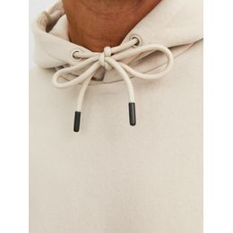 Jack & Jones JACK & JONES Herren Kapuzensweatshirt "JJEBRADLEY SWEAT HOOD NOOS", gelb, Gr. XS, unifarben, angeraute Sweatware, Obermaterial: 61% Polyester, 39%