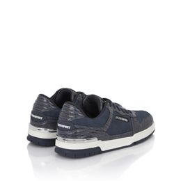 Plein Sport Damen Sneaker "Low-Top-Sneaker", Gr. 46, blau, Schuhe
