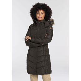 Icepeak Damen Steppmantel "PAIVA", braun, Gr. 48, Obermaterial: 100% Polyester. Futter: 100% Polyester. Wattierung: 100% Polyester, M&auml;ntel, mit