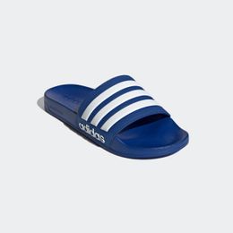 Damen Badesandale "SHOWER ADILETTE", adidas Sportswear, Gr. 40,5, blau, Synthetik, Schuhe, Badelatschen