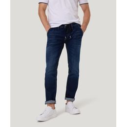 Herren Straight-Jeans "Rando", blau, Gr. 42, Pioneer Authentic Jeans, Denim/Jeans, Obermaterial: 91% Baumwolle, 7% Elastomultiester, 2% Elasthan,