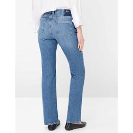 Brax Damen 5-Pocket-Jeans "Style MARY BOOT", blau, Gr. 38, Denim/Jeans, 99% Baumwolle, 1% Elasthan, Jeans