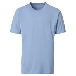 Casamoda Damen T-Shirt "Casamoda T-Shirt uni", blau, Gr. 5XL, 100% Baumwolle, Shirts