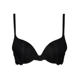 After Eden Damen Push-up-BH "TESS", Gr. 70, schwarz, Spitze, Obermaterial: 75% Nylon, 13% Elasthan, 12% Polyamid, unifarben, BHs, mit Schale, mit