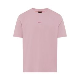 BOSS Orange Herren T-Shirt "TChup Relaxed Fit"light, pastel lila539, Gr. XXXL, unifarben, Single Jersey, Obermaterial: 96% Baumwolle, 4% Elasthan,