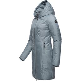 Ragwear Damen Wintermantel "Amarri", blau, Gr. XXXL, Au&szlig;enmaterial: 100% Polyester. Innenfutter: 100% Polyester. Wattierung: 100% Polyester, M&auml;ntel,
