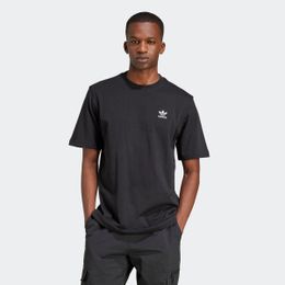 Herren T-Shirt "TREFOIL ESSENTIALS", schwarz, Gr. S, adidas originals, Obermaterial: 100% Baumwolle, Shirts, sportlicher Stil, Kurzarm, mit