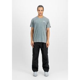Herren T-Shirt "Vintage Backprint T-Shirt"denim blau, Gr. S, Alpha Industries, Obermaterial: 100% Baumwolle, Shirts