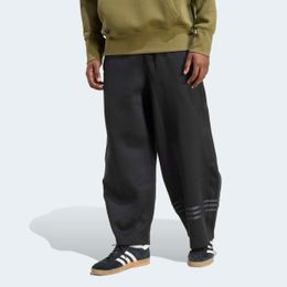 Herren Sporthose "NEUCLASSICS", schwarz, Gr. L, adidas originals, Obermaterial: 53% Baumwolle, 47% Polyester, Hosen, lockerer Schnitt, f&uuml;r Laufen und