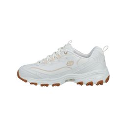 Skechers Damen Sneaker "Skechers Sneaker Leder/Textil", Gr. 41wei&szlig;, Leder, Textil, Schuhe