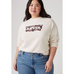 LEVI'S&reg; PLUS LEVI'S PLUS Damen Sweatshirt "PL GR EVERYDAY CREW"rose fill, Gr. 4XL, bedruckt, Sweatware, Obermaterial: 58% Baumwolle, 42% Polyester, Sweatshirts,