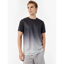 KOTON T-Shirt Herren Gr&ouml;&szlig;e XXL grau / schwarz