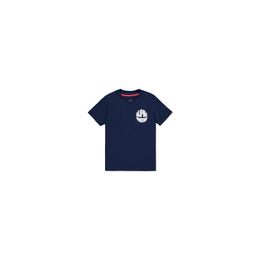 M&auml;dchen T-Shirt "Logo Backprint T-Shirt K", blau, Gr. 134, Alpha Industries, Obermaterial: 100% Baumwolle, Shirts