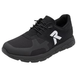 RIEKER SPORT Herren Slip-On Sneaker "Preston", Gr. 40, schwarz, Nubuklederimitat, Textil, Schuhe, Running-Sneaker aus der neuen Christoph Kramer