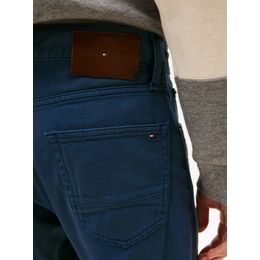 Tommy Hilfiger Herren Straight-Jeans, blau, Gr. 32, Denim/Jeans, Obermaterial: 99% Baumwolle, 1% Elasthan, Jeans, in blauer Waschung