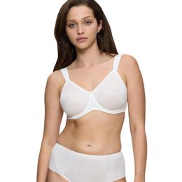 Triumph Damen Minimizer-BH "Essential Minimizer", Gr. 80, gelb, Obermaterial: 71% Polyamid, 29% Elasthan (LYCRA), gemustert, leicht gl&auml;nzend,
