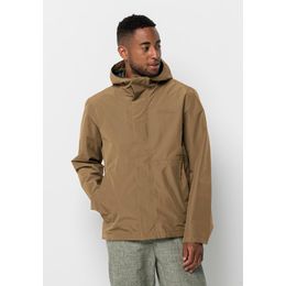 Jack Wolfskin Herren Outdoorjacke "BAYDREAM JACKET M", braun, Gr. XXXL, OBERSTOFF: 100% POLYESTER Futter: 100% POLYESTER, Jacken