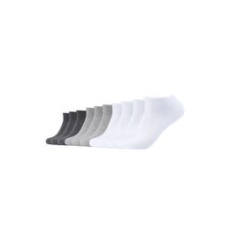 s.Oliver Damen Sneakersocken "Sneakersocken 10er Pack", Gr. 35, wei&szlig;, 68% Baumwolle, 29% Polyester, 3% Elasthan, uni, Socken