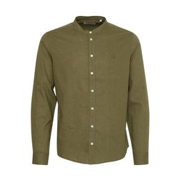 Casual Friday Herren Langarmhemd "Langarmhemd CFAnton", gr&uuml;n, Gr. XXL, Obermaterial: 55% Leinen LI. 45% Baumwolle CO., Hemden