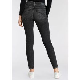 Levi's LEVI'S Damen Slim-fit-Jeans "311 SHAPING SKINNY", schwarz, Gr. 28, Abriebeffekte, unifarben, Denim/Jeans, Obermaterial: 70% Baumwolle, 20% Polyester,