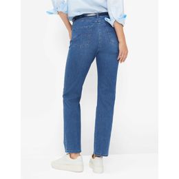 Damen 5-Pocket-Jeans "Style PATTI STRAIGHT", grau, Gr. 40, RAPHAELA BY Brax, Denim/Jeans, 82% Baumwolle, 12% Lyocell, 5% Elastomultiester, 1%