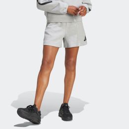 Damen Shorts "ADIDAS Z.N.E", grau, Gr. XS, adidas Sportswear, Obermaterial: 57% Polyester, 43% Baumwolle, Hosen