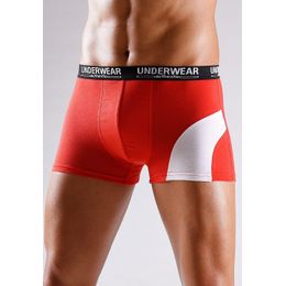 Herren Boxer "Boxershorts f&uuml;r Herren", AUTHENTIC UNDERWEAR, Gr. 3, bunt, Jersey, Obermaterial: 95% Baumwolle, 5% Elasthan, unifarben, Unterhosen, mit