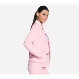 Skechers Damen Trainingsjacke "Women's Jacket", rosa, Gr. XXL, Obermaterial: 97% Polyester, 3% Elasthan, Jacken, f&uuml;r Damen, aus Polyester und Elasthan