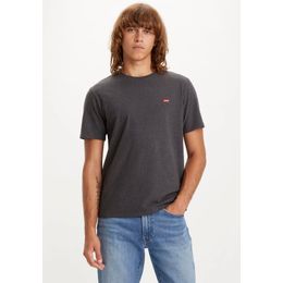 Levi's LEVI'S Herren T-Shirt "ORIGINAL HM TEE", grau, Gr. M, unifarben, Jersey, Obermaterial: 100% Baumwolle, Shirts, mit Logo Print