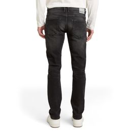 Herren Slim-fit-Jeans "PIERS"schwarz denim, Gr. 33, Tom Tailor Denim, Denim/Jeans, Obermaterial: 99% Baumwolle, 1% Elasthan. Futter: 65% Polyester,
