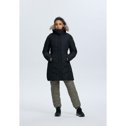 Icepeak Damen Steppmantel "PAIVA", schwarz, Gr. 36, Obermaterial: 100% Polyester, M&auml;ntel, mit Daunenoptik, sportlicher Stil, winddicht,