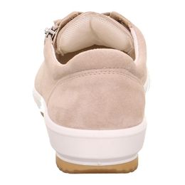 Legero Damen Sneaker "TANARO 5.0", Gr. 38, beige, Veloursleder, unifarben, Schuhe, Komfortschuh, Freizeitschuh, Schn&uuml;rschuh mit Rei&szlig;verschluss