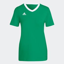 Damen Fu&szlig;balltrikot "ENTRADA 22 TRIKOT", gr&uuml;n, Gr. S, adidas Performance, bestickt, Obermaterial: 100% Polyester, Trikots