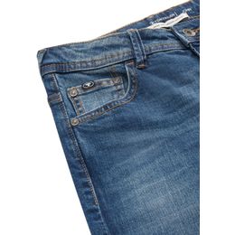 Tom Tailor Jungen 5-Pocket-Jeans "JOHN", blau, Gr. 176, unifarben, Denim/Jeans, Obermaterial: 99% Baumwolle, 1% Elasthan, Jeans, mit starker Waschung