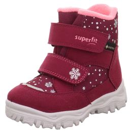 Superfit M&auml;dchen Winterboots "HUSKY1 WMS: mittel", Gr. 24, rot, Textil, Schuhe, Snowboots mit wasserdichtem GORE TEX, Gr&ouml;&szlig;enschablone zum Download