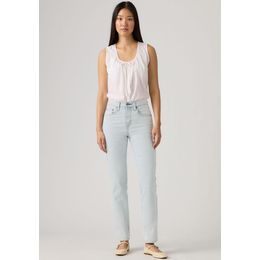 Levi's LEVI'S Damen Straight-Jeans "724 HIGH RISE STRAIGHT", blau, Gr. 27, Denim/Jeans, Obermaterial: 81% Baumwolle, 18% Polyester, 1% Elasthan, Jeans