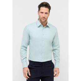 Langarmhemd Eterna "MODERN FIT", Herren, Gr. 39, Normalgr&ouml;&szlig;en, gr&uuml;n, 100% Baumwolle, tailliert, Manschette, Hemden, NON IRON (b&uuml;gelfrei)