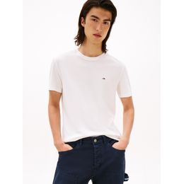 Tommy Jeans Herren T-Shirt "TJM EXTRA SLIM 3 PACK", schwarz, Gr. XL, Single Jersey, Obermaterial: 100% Baumwolle, Shirts, Mit Rundhalsausschnitt