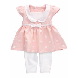 Baby Sweets Set Gr&ouml;&szlig;e 80 pastellpink / wei&szlig;