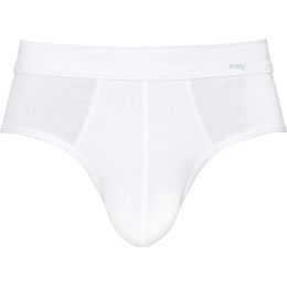 Mey Herren Slip "Noblesse", Gr. XL, wei&szlig;, Feinripp, Obermaterial: 100% Baumwolle, unifarben, Unterhosen, ummantelter Elastikbund, super soft